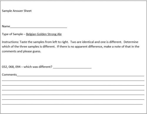 Triangle Tests: Applying Common Sensory Panel Practices for the ...